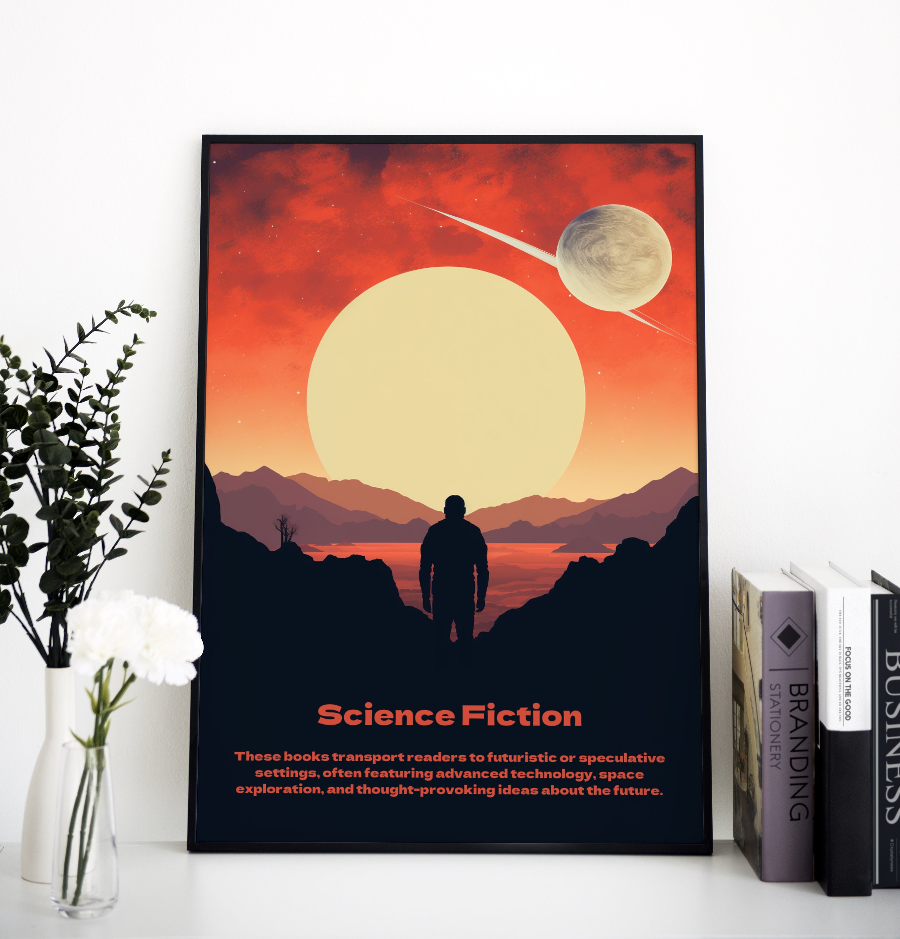 Book Genre Posters Set of 16 DIGITAL Downloads, Classroom Decor ...