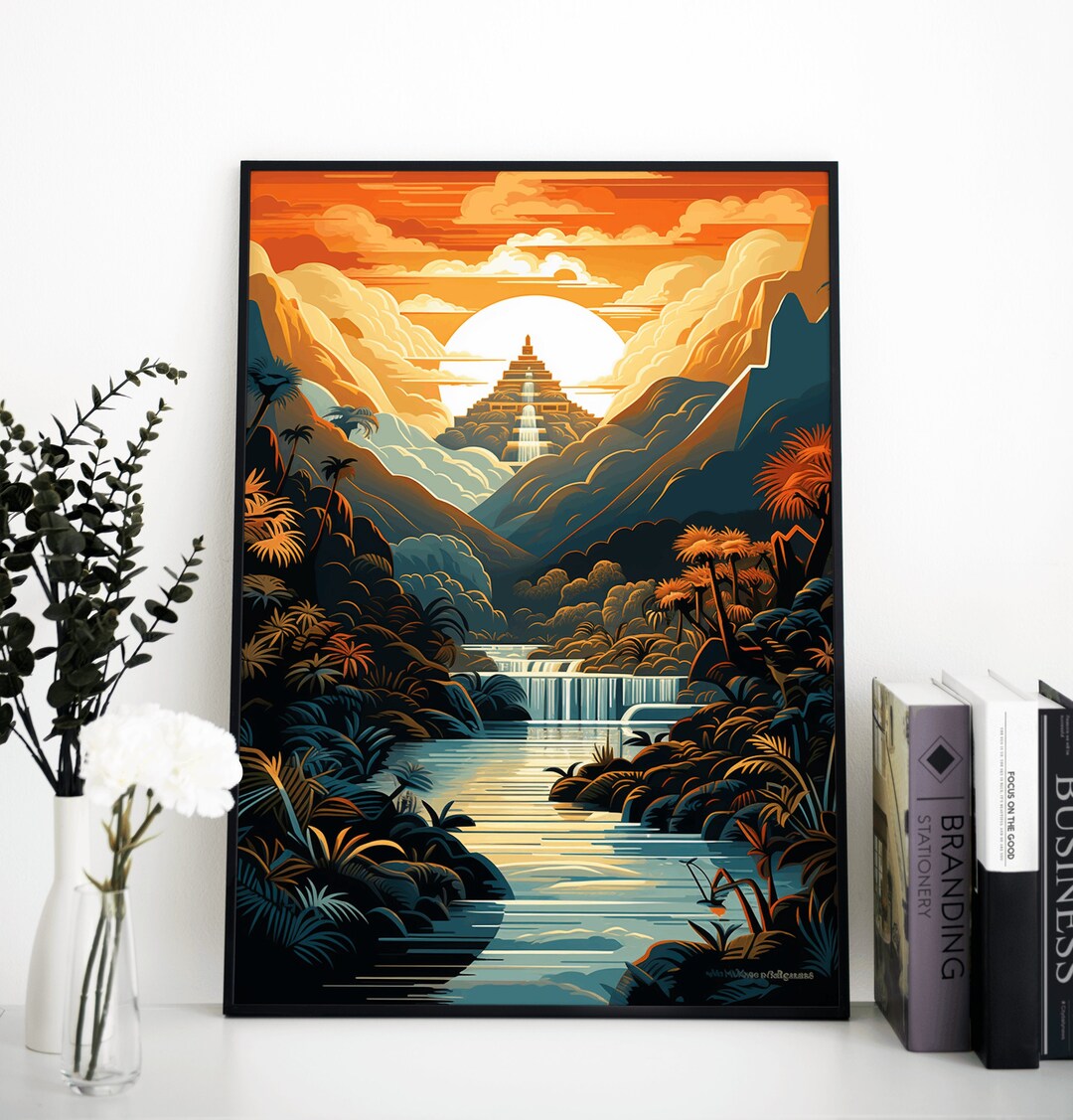 Aztec Printable Art - Aztec Culture Wall Art - Digital Art - #01 Aztec ...