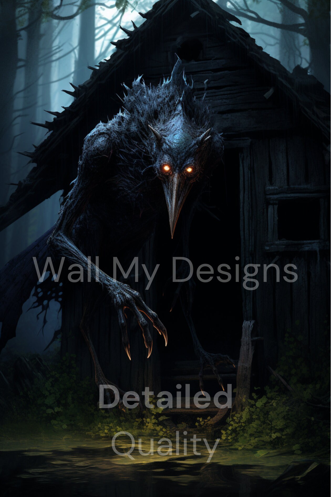 30 Cryptid Posters, Cryptid Creatures, Cryptid Printable, Cryptidcore ...