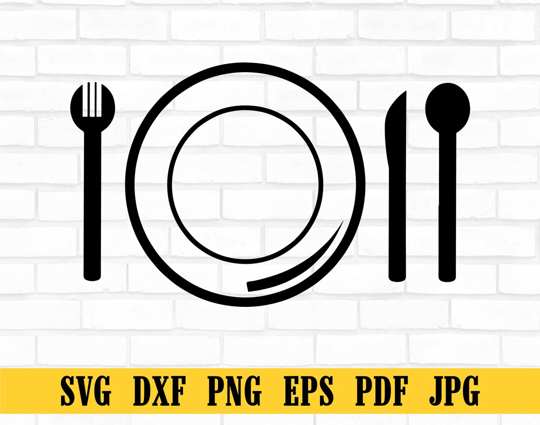 Dinnerware Set SVG, Dinnerware SVG, Dinnerware Clipart, Dinnerware ...