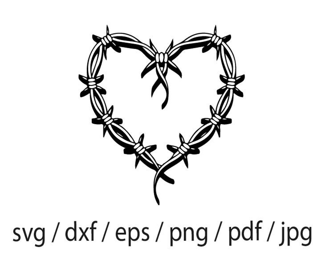 Bichota Corazón SVG, La Bichota Svg, Barb Wire Svg, Bichota Svg ...