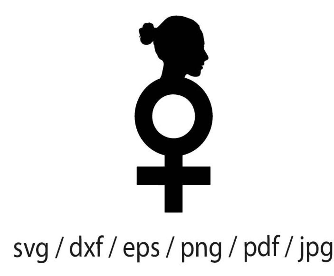 Diseño femenino svg, Símbolo de género SVG, Silueta de género, Svg ...