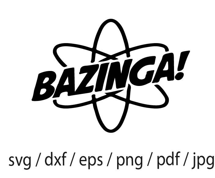 Bazinga With Atoms Svg, Big Bang Theory, Bazinga SVG, Lifestyle SVG ...