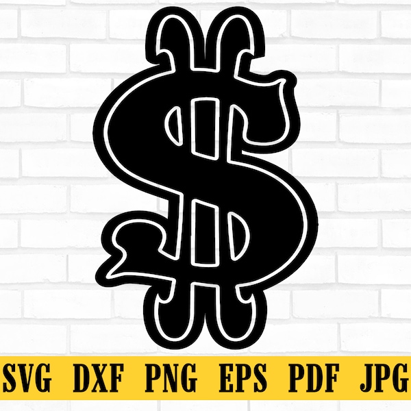 Dollar Sign Svg - Etsy