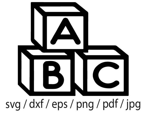 Abc Building Blocks Clipart