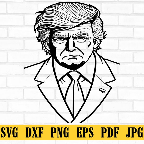 Trump Dxf File - Etsy