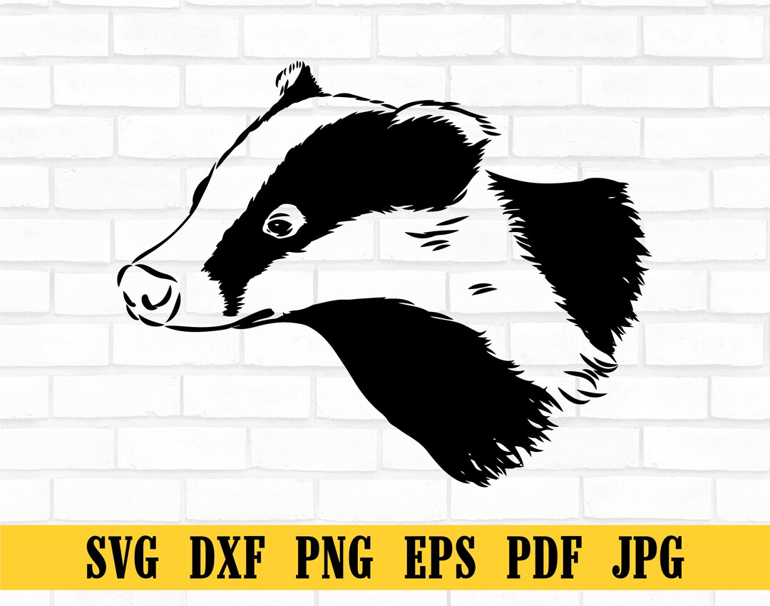 Curious Badger Svg, Honey Badger SVG, Badger Svg, Badger Clipart ...