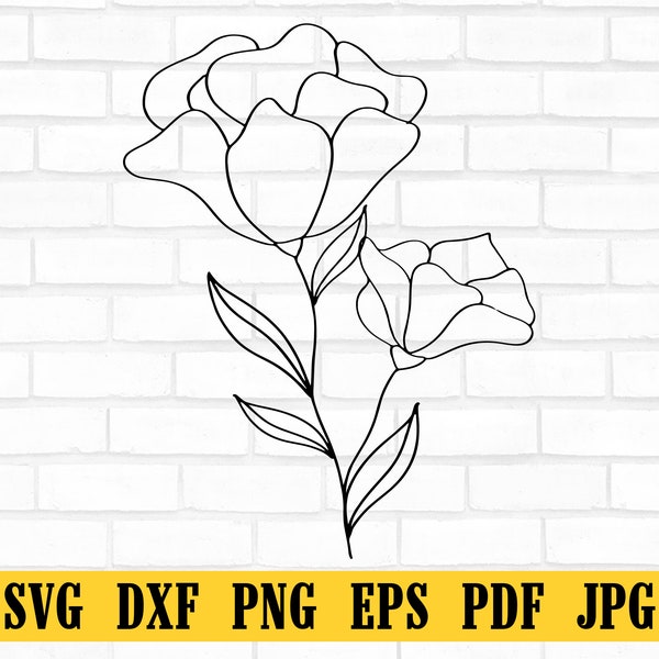Floral Background Svg - Etsy
