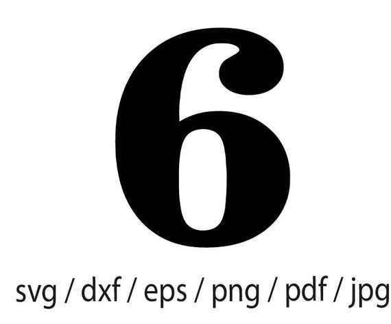 Number Six Png