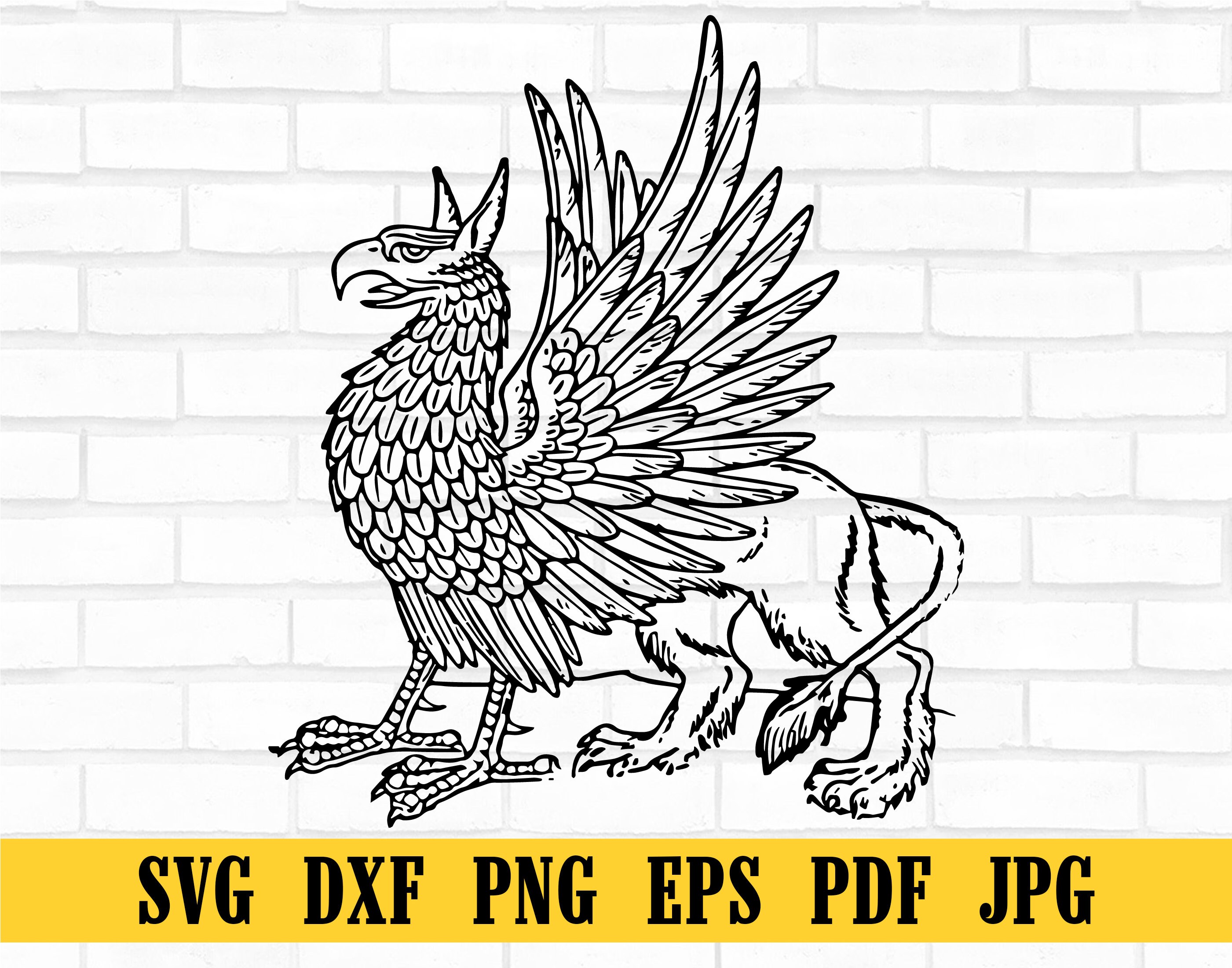 Half Eagle Half Lion Face