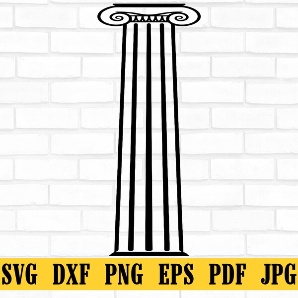 Greek Column Clipart - Etsy