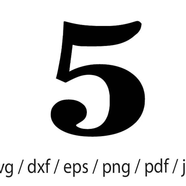 Number Clipart - Etsy