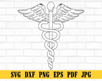 Medical Symbol SVG Caduceus Svg MD Svg Star of Life Png - Etsy Ireland