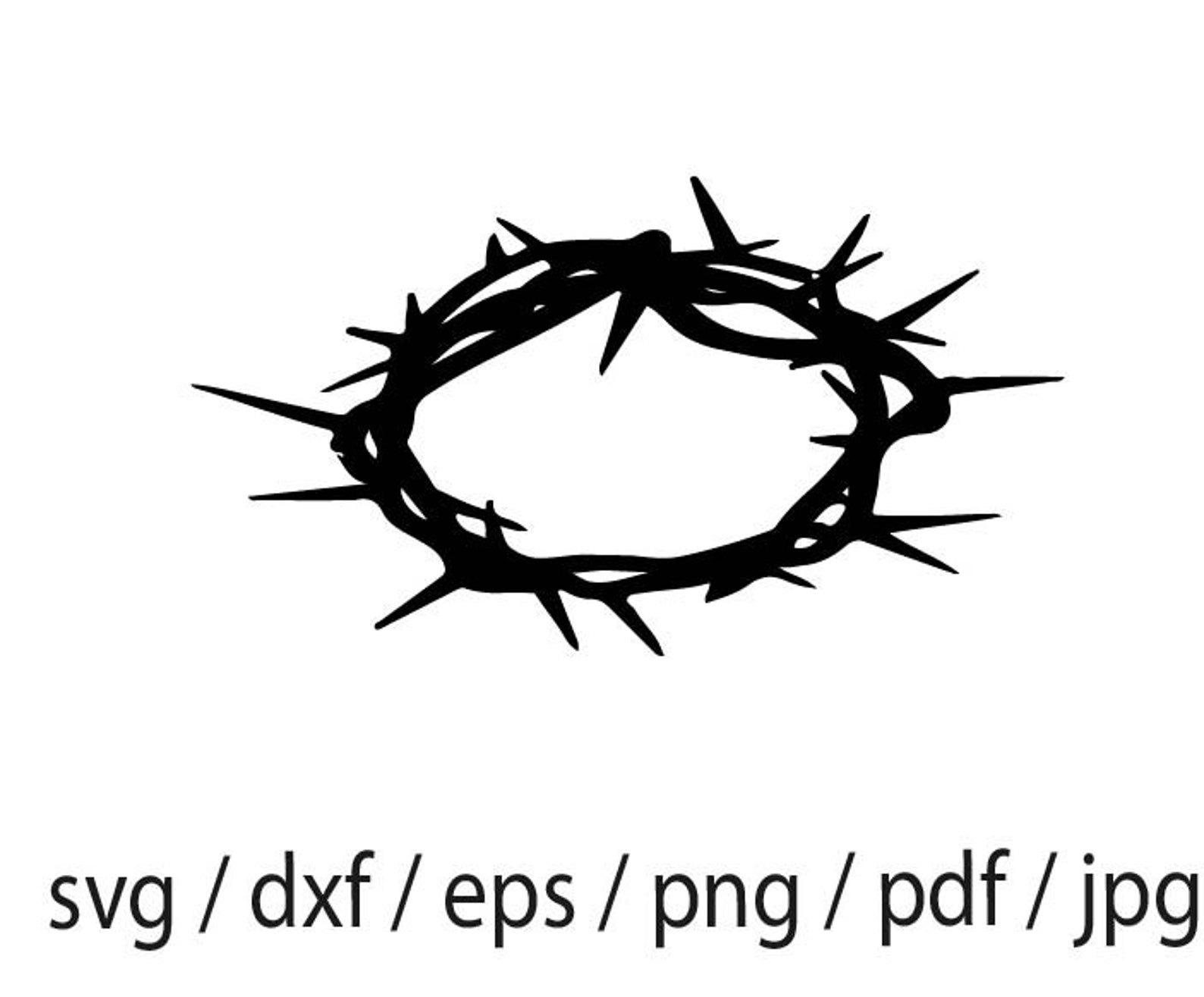 Crown of Thorns Svg Crown Svg Thorns Svg Instant Download - Etsy Crown of Thorns Svg Crown Svg Thorns Svg Instant Download - Etsy