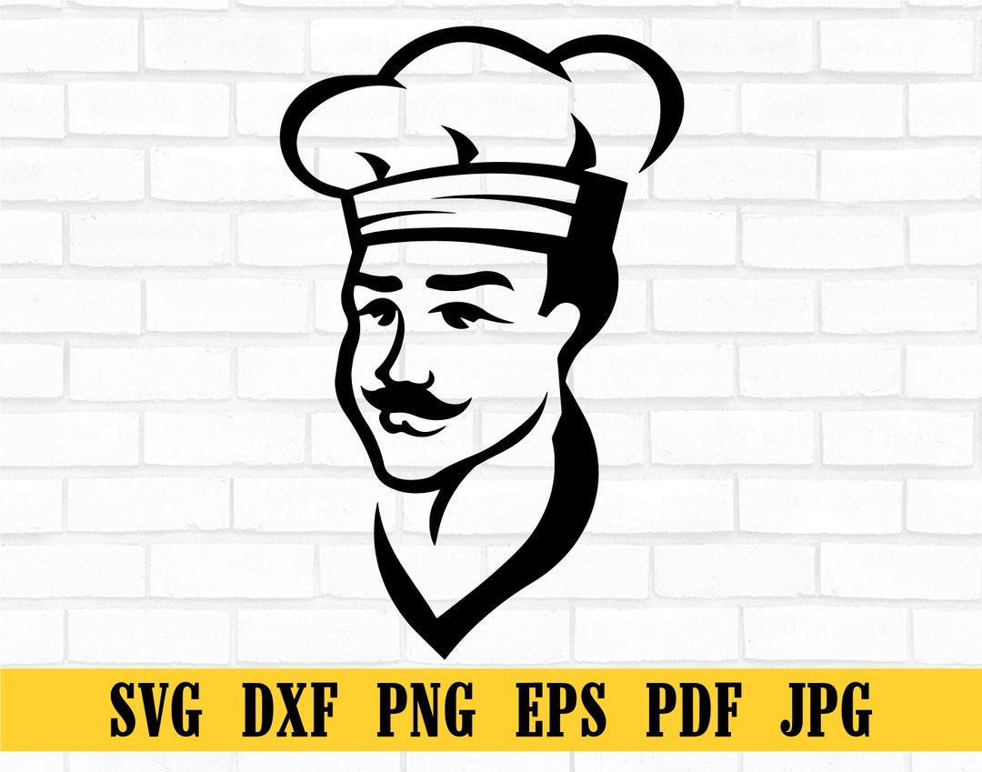 Chef Svg, Cook Svg, Cooking Svg, Food Svg, Fast Food Svg, Restaurant ...