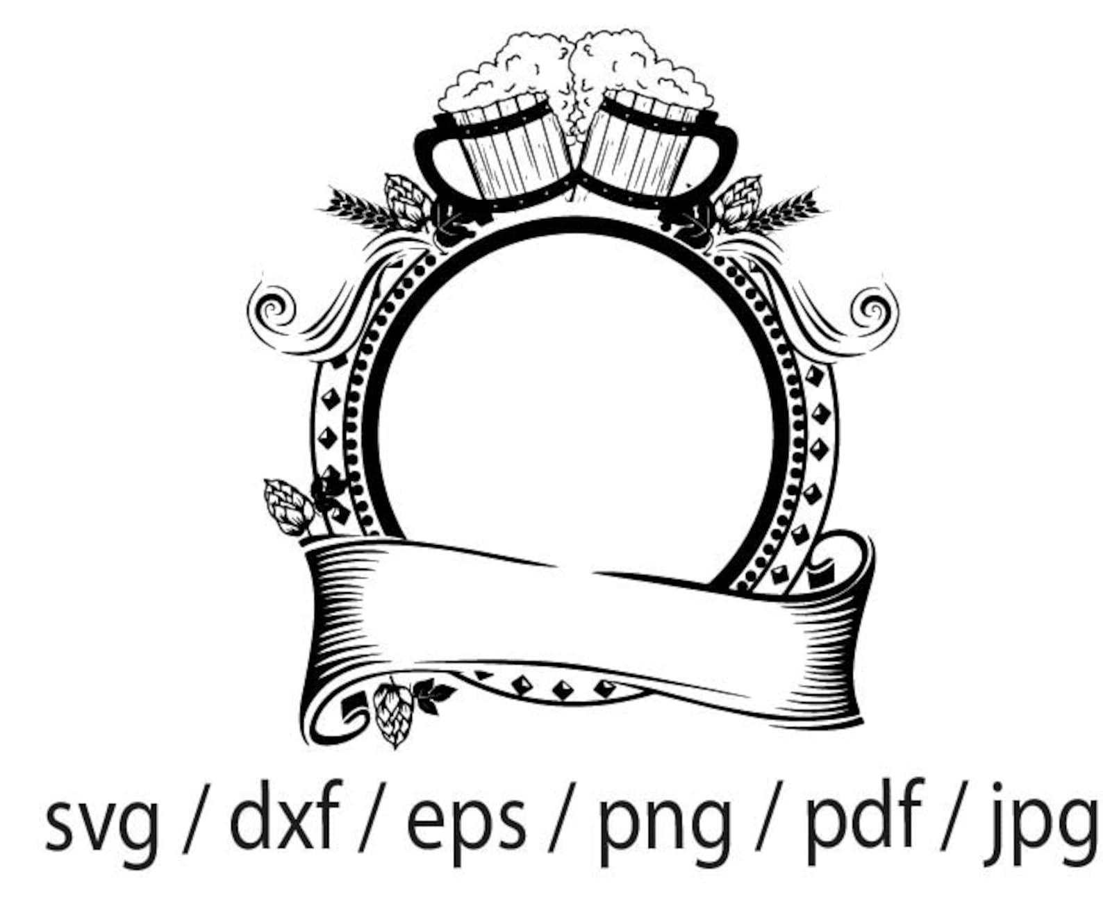 Beer Label Svg Label Svg Beer Mug Svg Beer Drinking - Etsy