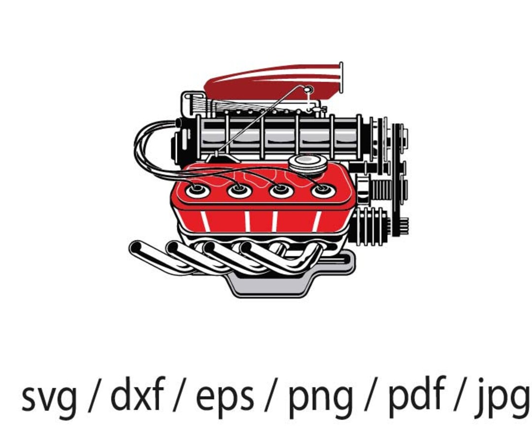 Engine SVG, Mechanic Svg, Engine Clipart, Engine Files for Cricut ...