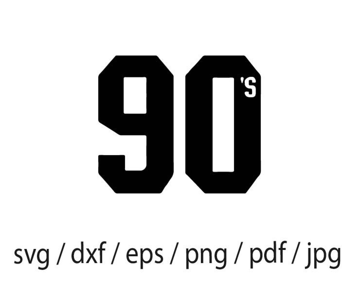 I Love the 90s Svg, PNG ,1990 Design, Retro 90's Svg, 90's Idea ...