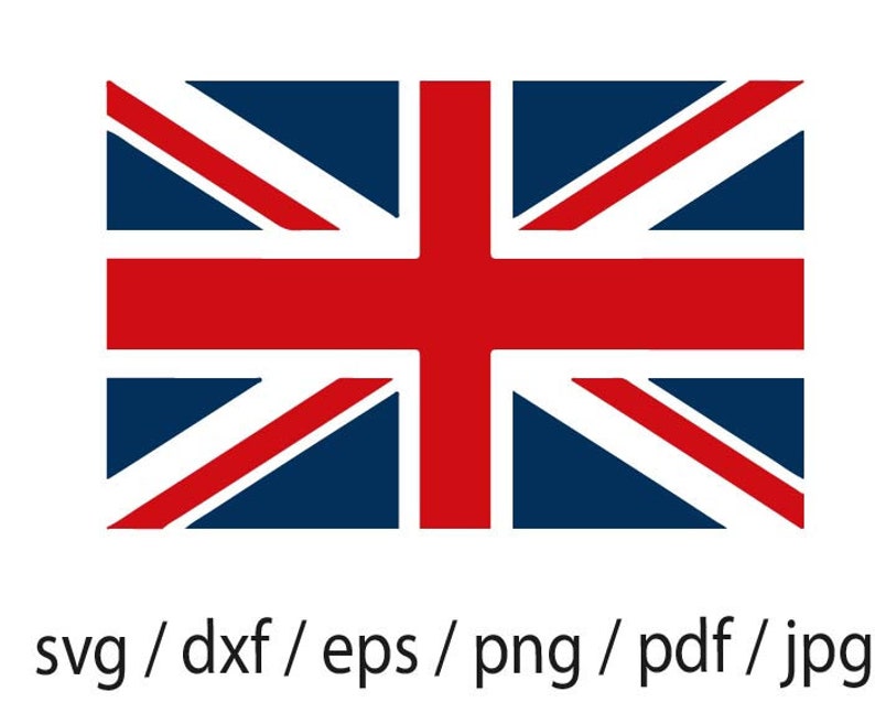 UK Flag SVG, Union Jack SVG, Great Britain Flag Svg Cut File, United ...