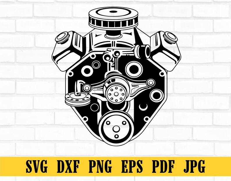 Engine SVG, Mechanic Svg, Engine Clipart, Engine Files for Cricut ...