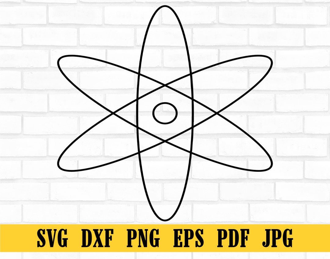 Atom Svg, Neutron Svg, Proton Svg, Science Svg. Vector Cut File for ...