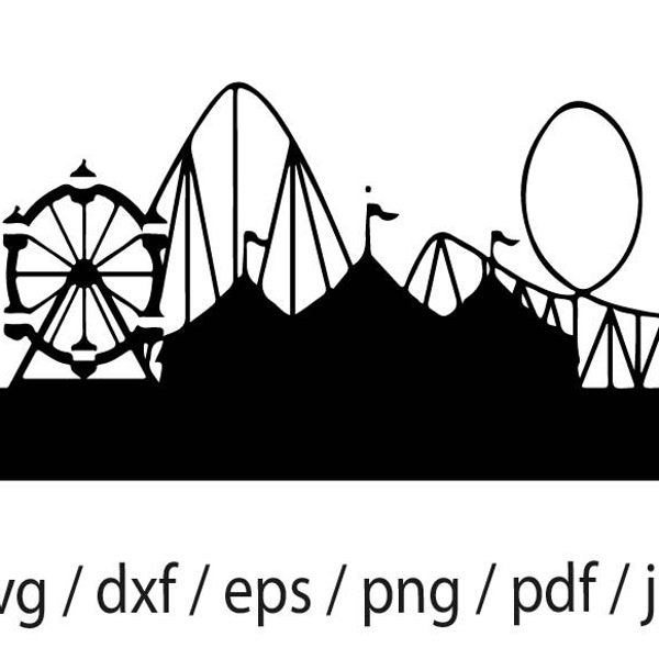 Amusement Park Svg - Etsy