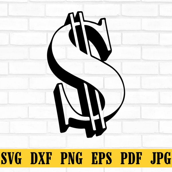 Dollar Sign Svg - Etsy