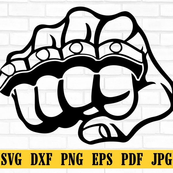 Brass Knuckles Svg - Etsy
