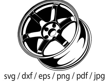 Wheel SVG File Wheel DXF Wheel Png Tyre Svg Car Wheel Tyre - Etsy