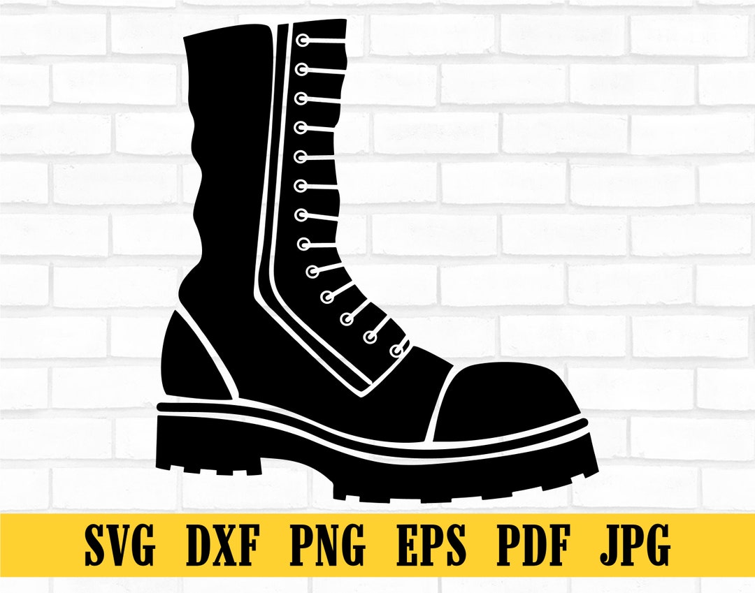 Botas SVG Archivo SVG Botas Imágenes Prediseñadas Archivos - Etsy México