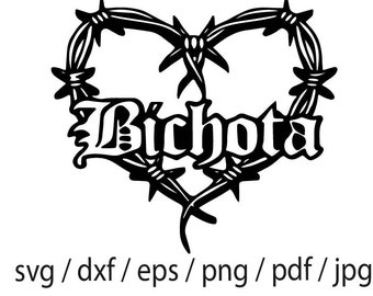 Bichota SVG Bichota Heart Svg Karol G PNG Digital (Instant Download) - Etsy