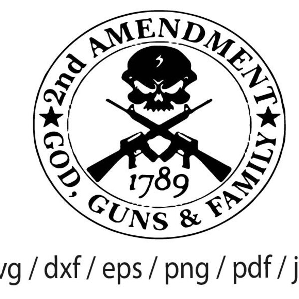 2nd Amendment Dxf Files - Etsy