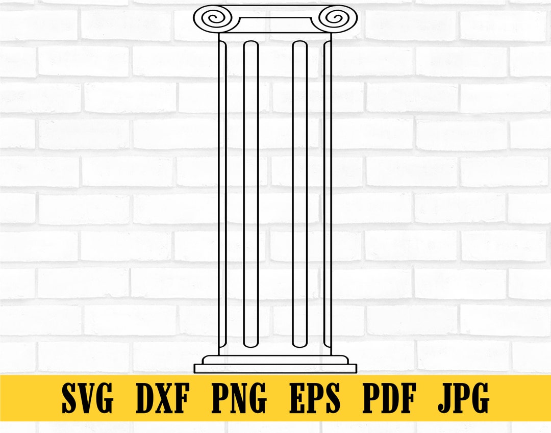 Column SVG Column Clip Art Vector Greek Column SVG Column Clipart ...