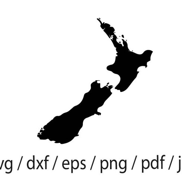 New Zealand Svg - Etsy Australia