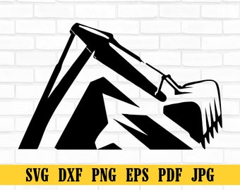 Excavator SVG , Construction SVG , Excavator Clipart , Excavator Cut ...