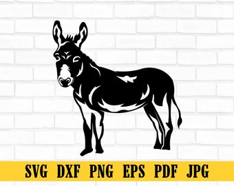 Donkey SVG Bundle Donkey PNG Donkey Clipart Donkey SVG Cut Files for ...