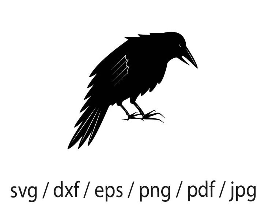 Crow Svg, Crow Clipart, Crow Png, Crow Head, Crow Cut Files for Cricut ...