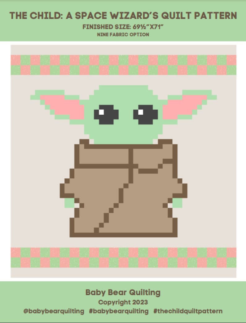 The Child: A Space Wizard's Quilt Pattern PDF Instant Download, 2 ...