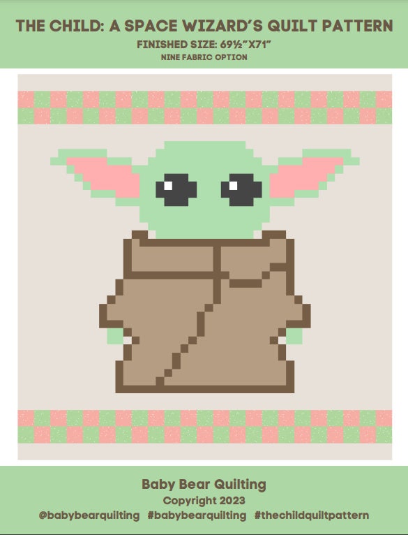 The Child: A Space Wizard's Quilt Pattern PDF Instant Download, 2 ...