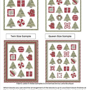 Christmas Sampler Quilt Pattern by Baby Bear Quilting, PDF Download - Etsy