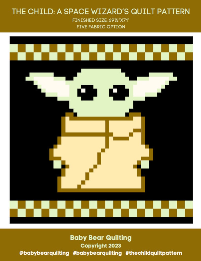 The Child: A Space Wizard's Quilt Pattern PDF Instant Download, 2 ...