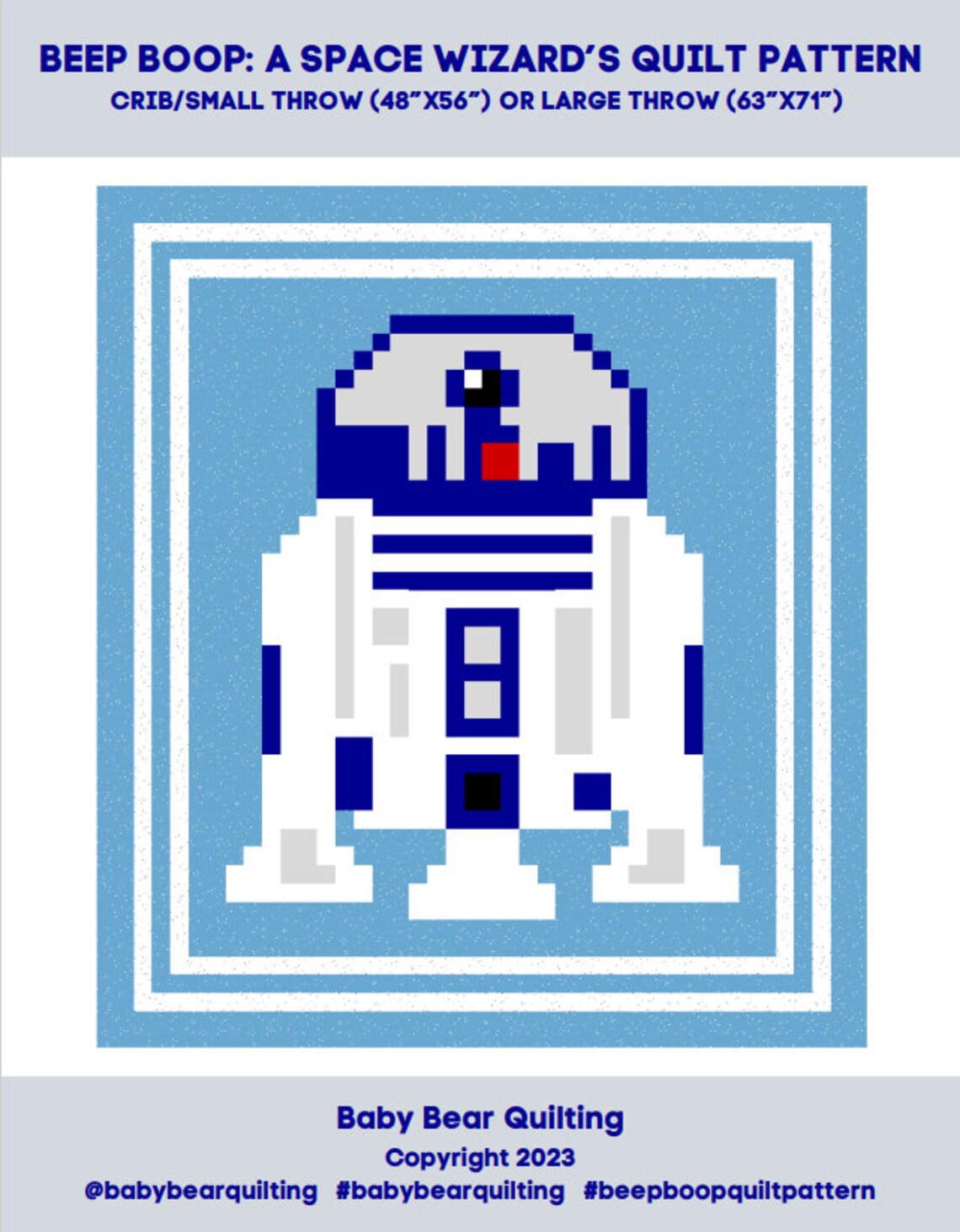 Beep Boop: A Space Wizard's Quilt Pattern PDF Instant Download - Etsy