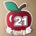 Apple Cake Topper-fruit Cake Topper-apple Birthday-fruit - Etsy