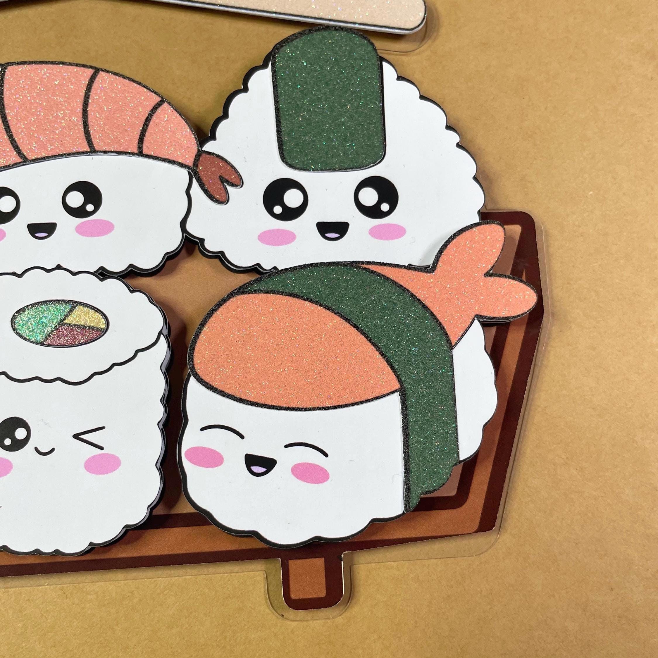 Sushi Cake Topper-kawaii Cake Topper - Etsy