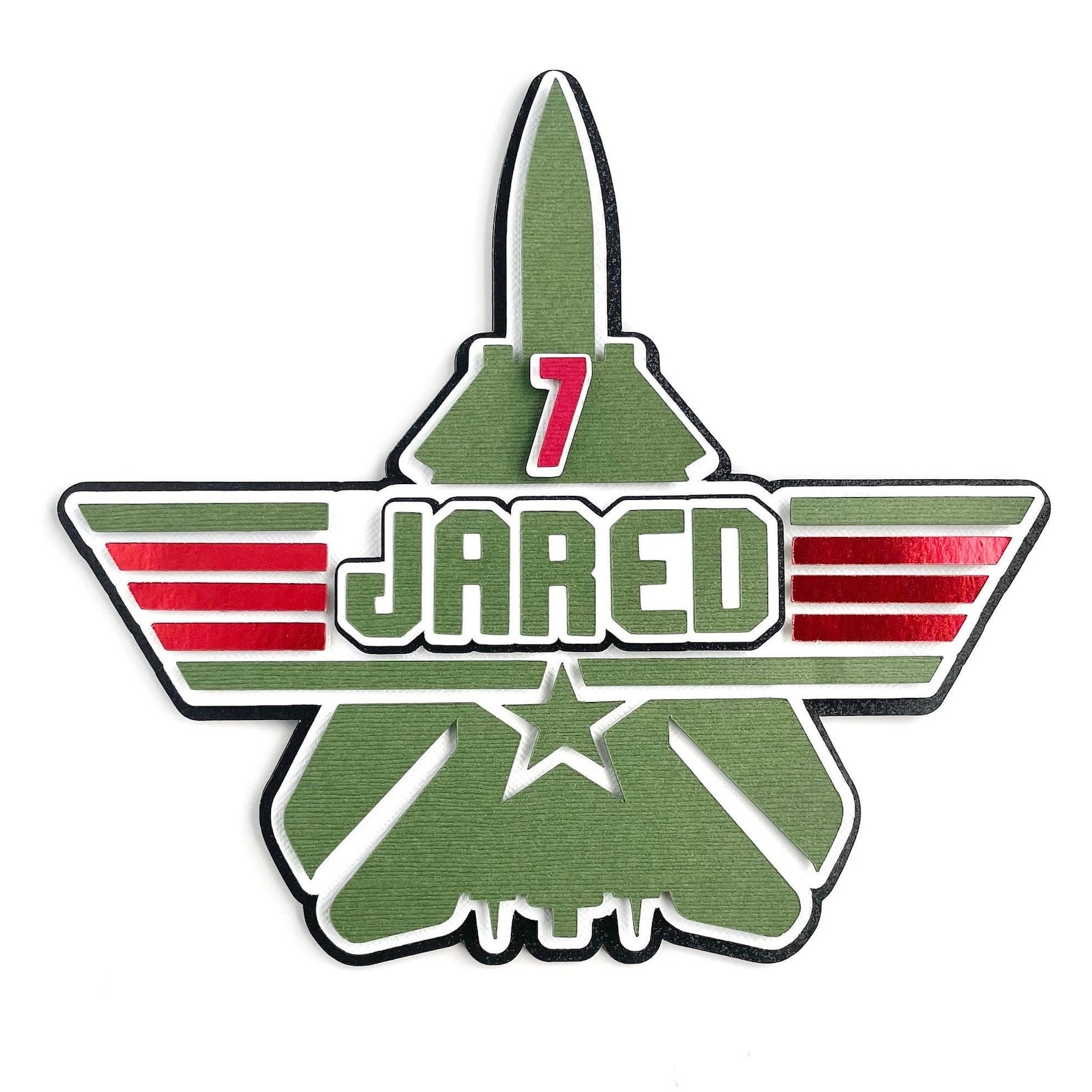 Fighter Jet Cake Topper-fighter Jet Party-fighter Jet Birthday-fighter ...