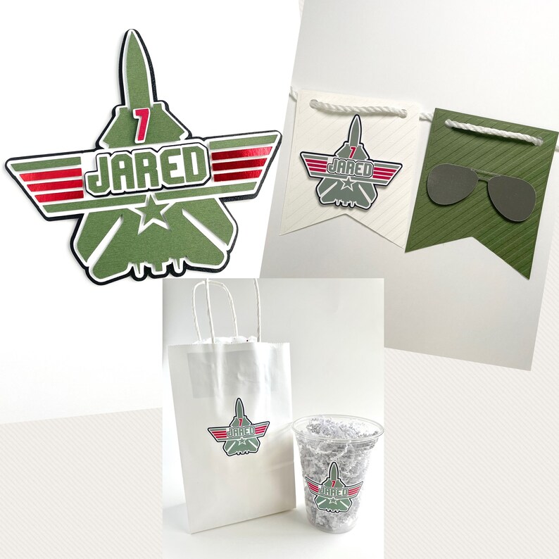 Fighter Jet Party Package-fighter Jet Theme-fighter Jet Decorations ...