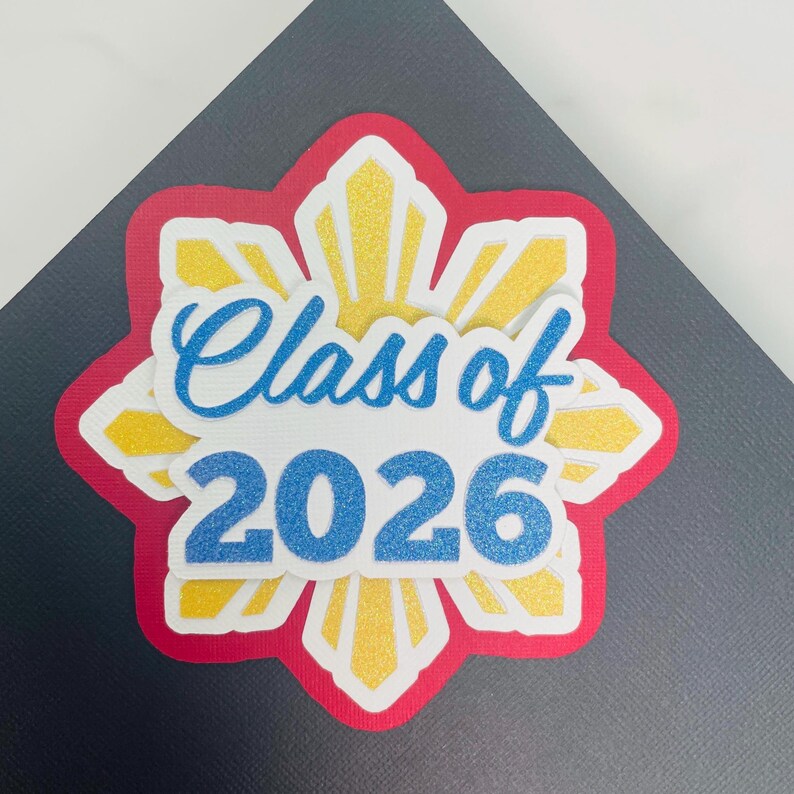 Personalized Filipino Graduation Cap Topper-custom Filipino Graduation ...