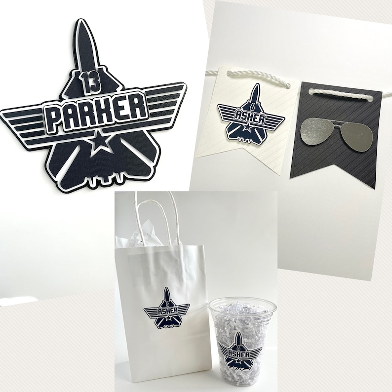 Fighter Jet Party Package-fighter Jet Theme-fighter Jet Decorations ...
