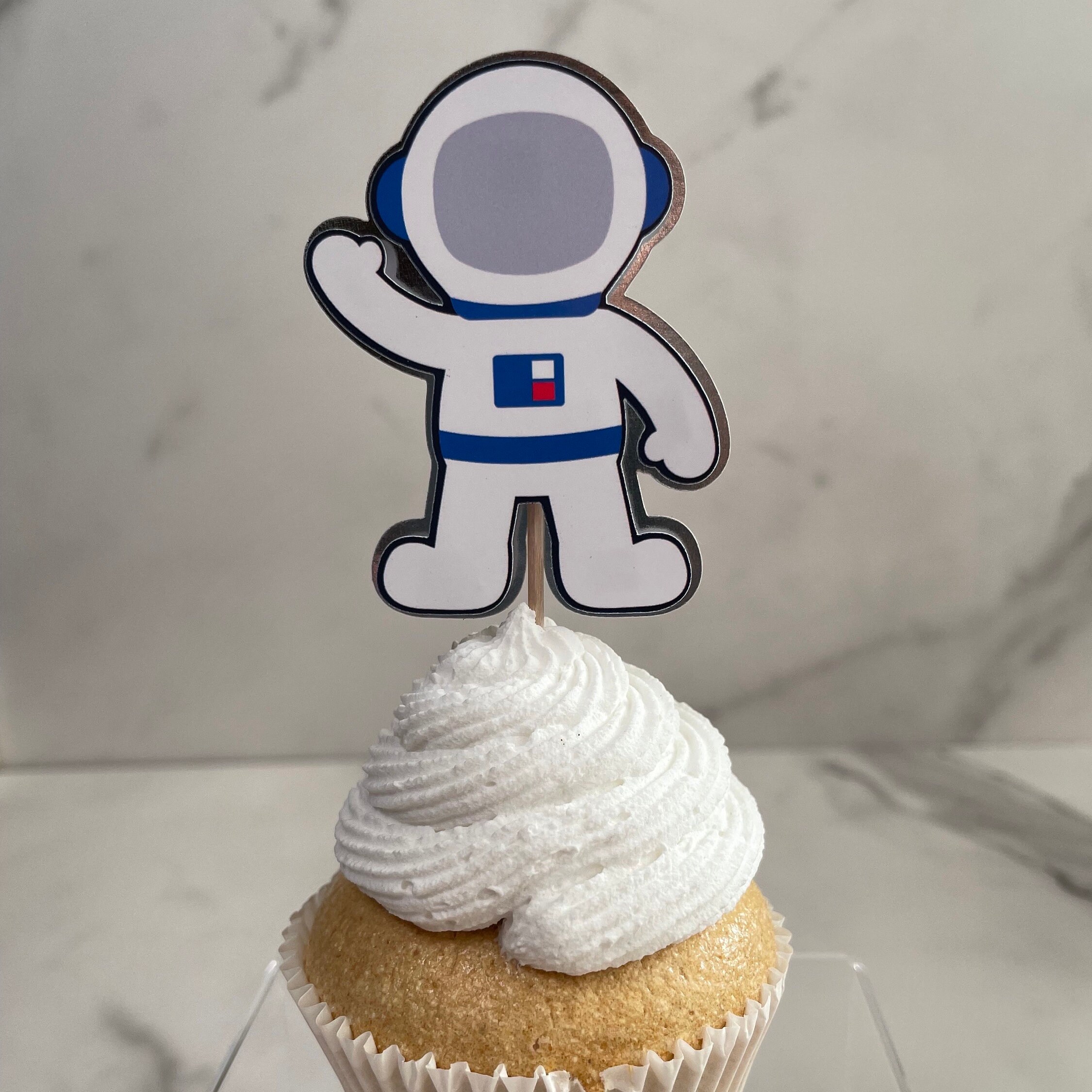 Astronaut Cupcake Topper-astronaut Topper-outer Space-outer Space ...