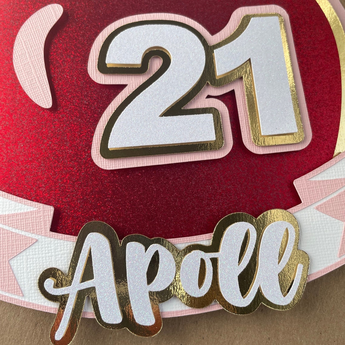 Apple Cake Topper-fruit Cake Topper-apple Birthday-fruit - Etsy